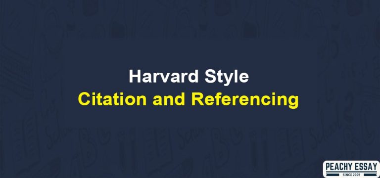 Harvard Style Citation and Referencing