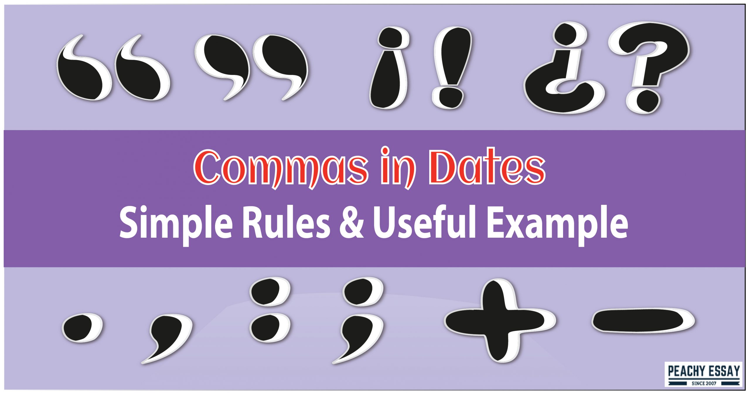 Commas In Dates Simple Rules Useful Example