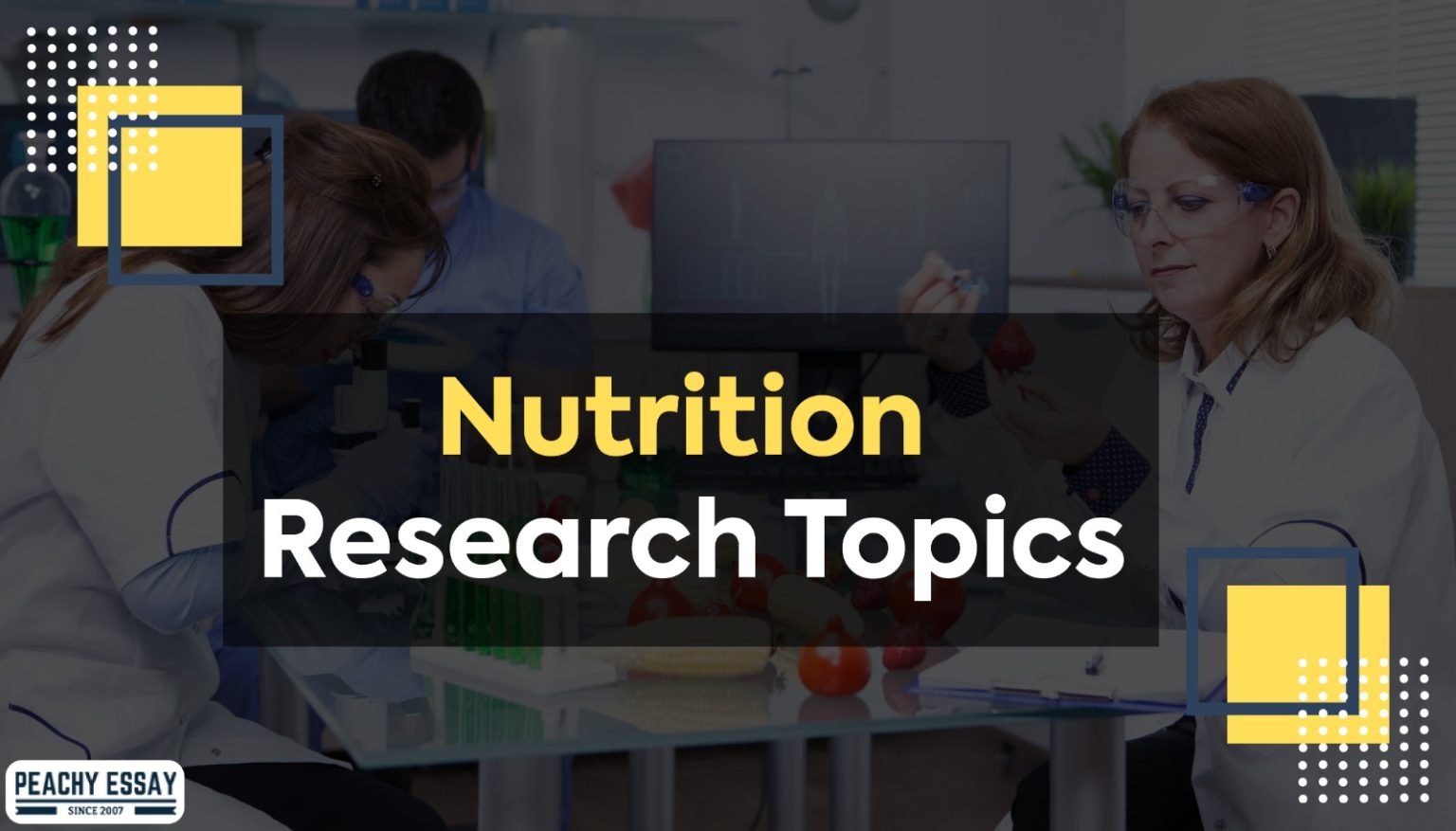 Nutrition Research Topics: An Extensive List